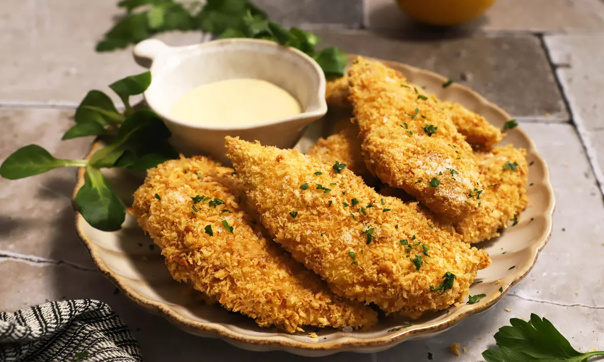 Recept: Pohani piščančji fileji iz pečice z medeno omako