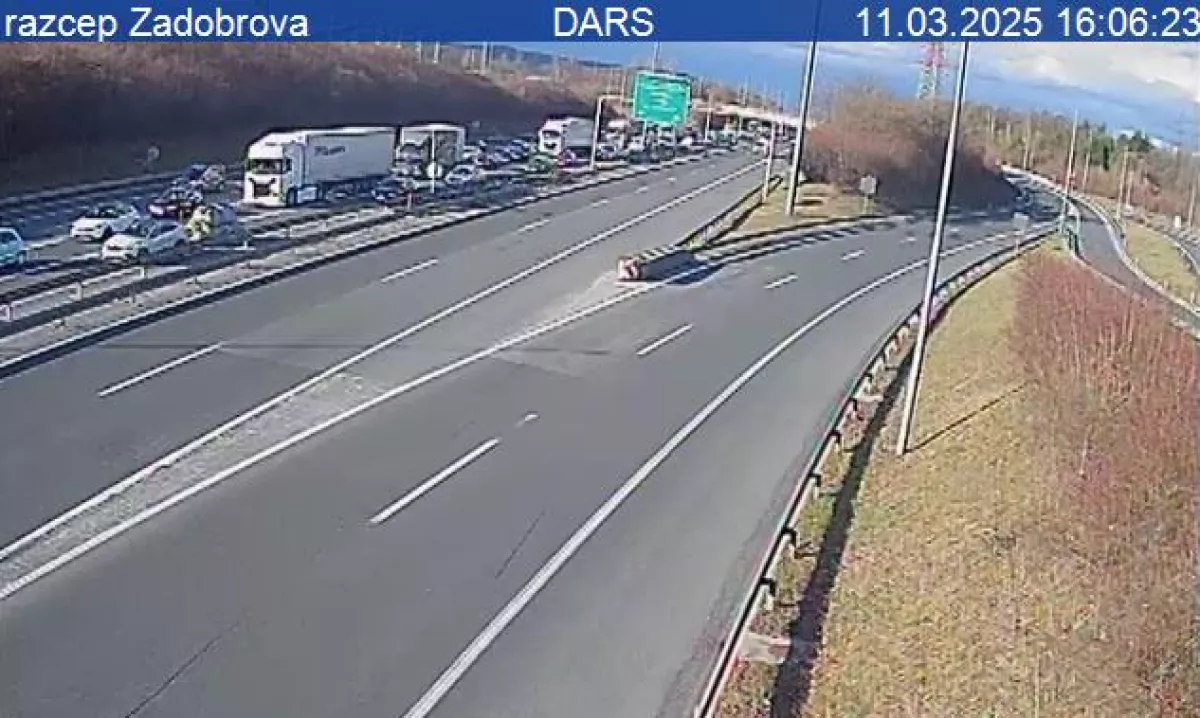 Pozor, na obvoznici hudi zastoji zaradi nesreče