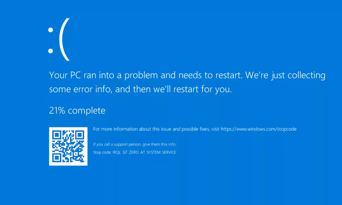 Poslovil se bo modri zaslon smrti: Microsoft pripravlja prenovo ...