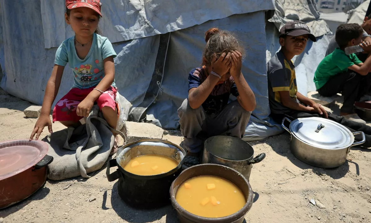 Zdravniki brez meja opozarjajo na hudo podhranjenost otrok v Gazi